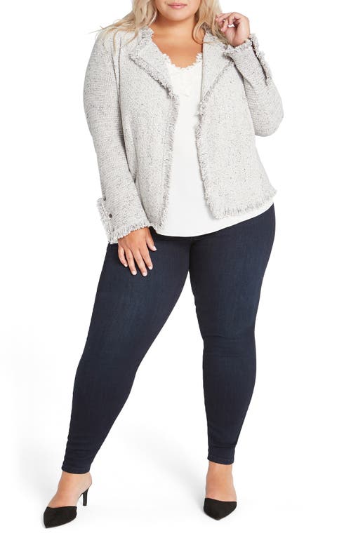 NIC+ZOE NIC+ZOE Fringe Mix Knit Jacket
